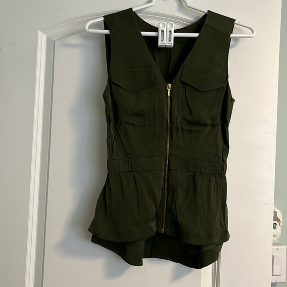 bebe | Tops | Bebe Zip Up Tank | Poshmark